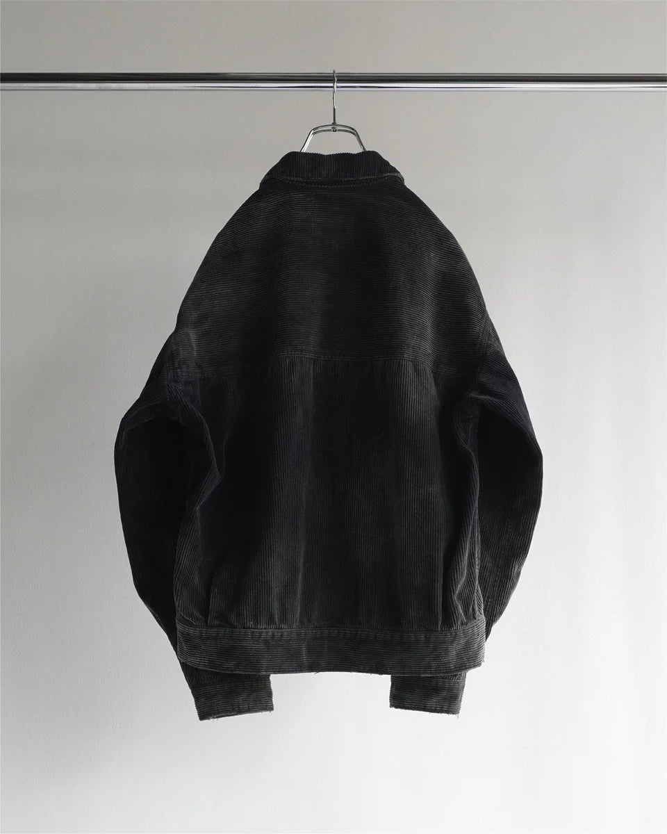 【ANCELLM】CORDED VELVETEEN JACKET / BLACK – Butterfly Clutch