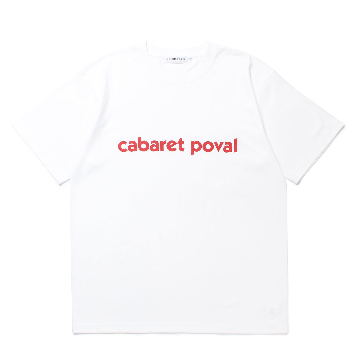 【CABARET POVAL】LOGO T-SHIRT / WHITE – Butterfly Clutch